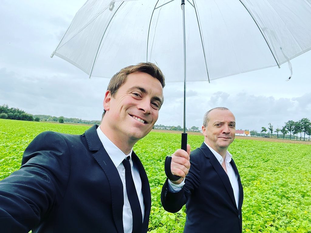 Niels & Wiels trekken theater in - Waregem1