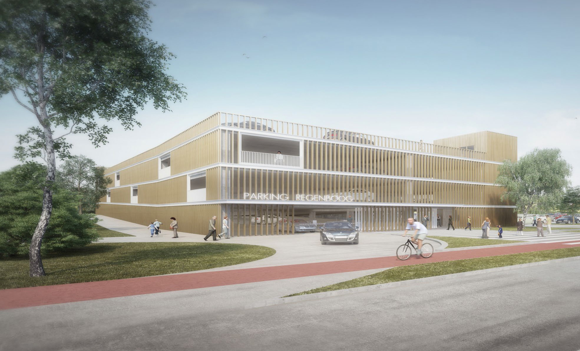 Nieuwe parkeertoren op parking Waregem Expo - Waregem1